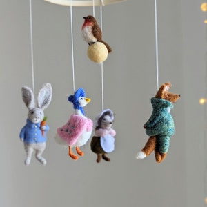 Beatrix Potter Mobile, Peter Rabbit Nursery, Peter Rabbit Mobile, Baby ...