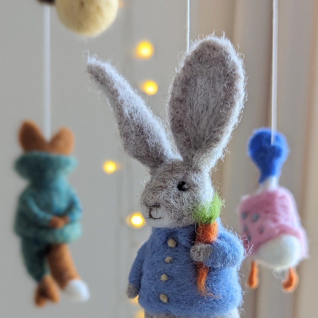 Beatrix Potter Mobile, Peter Rabbit Nursery, Peter Rabbit Mobile, Baby ...