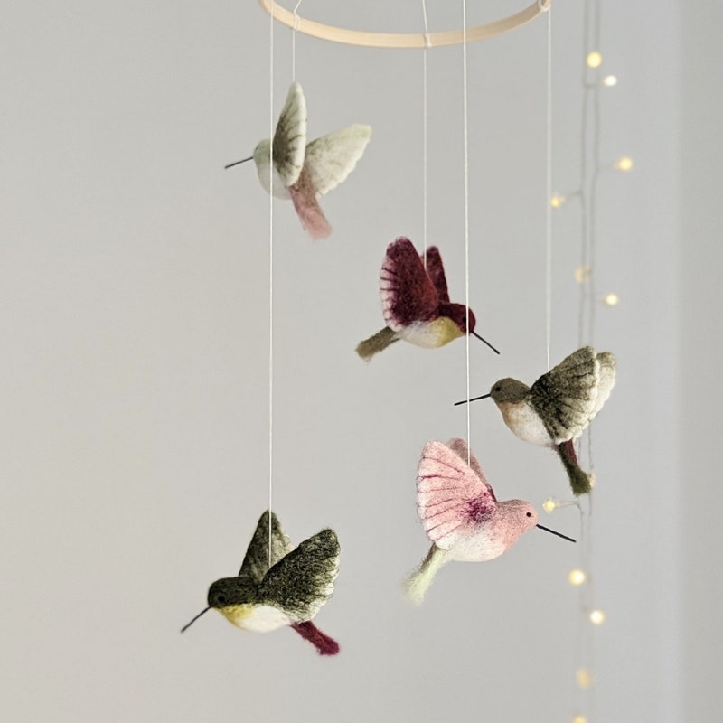 Flying Bird Mobile - Etsy