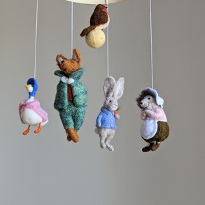 Beatrix Potter Mobile, Peter Rabbit Nursery, Peter Rabbit Mobile, Baby ...