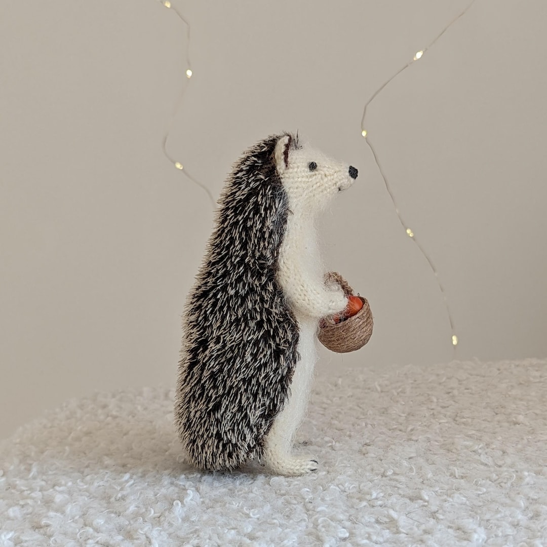 Hedgehog Gift Idea, Hedgehog Toy, Miniature Hedgehog, Hedgehog Doll ...