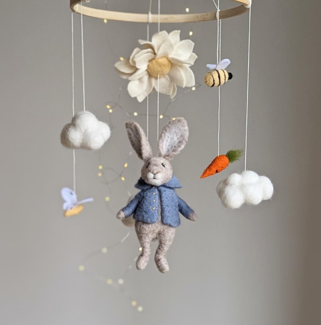 Peter Rabbit Mobile, Beatrix Potter, Rabbit Baby Shower, Peter Rabbit ...