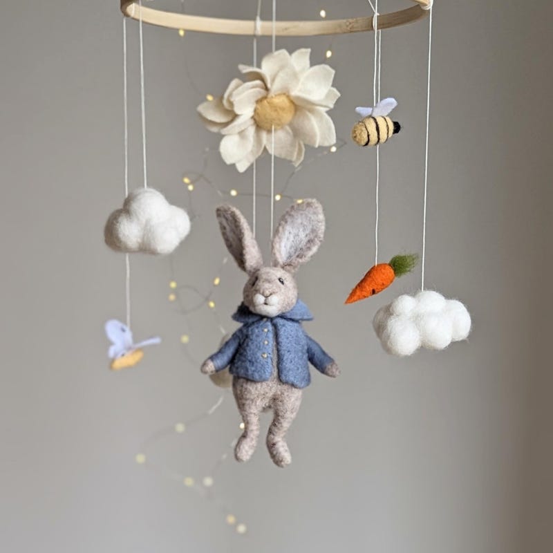 Felt Peter Rabbit Mobile - Etsy