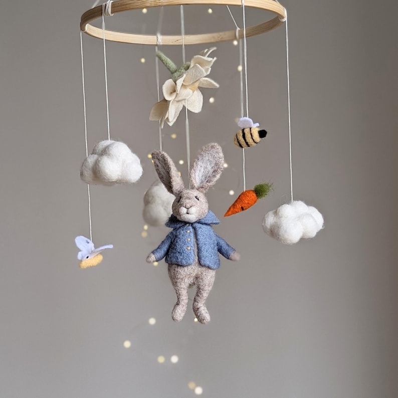 Peter Rabbit Mobile, Beatrix Potter, Rabbit Baby Shower, Peter Rabbit ...