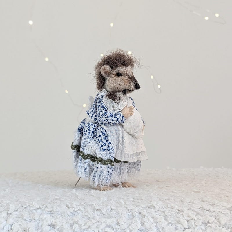 Needle Felt Hedgehog - Etsy