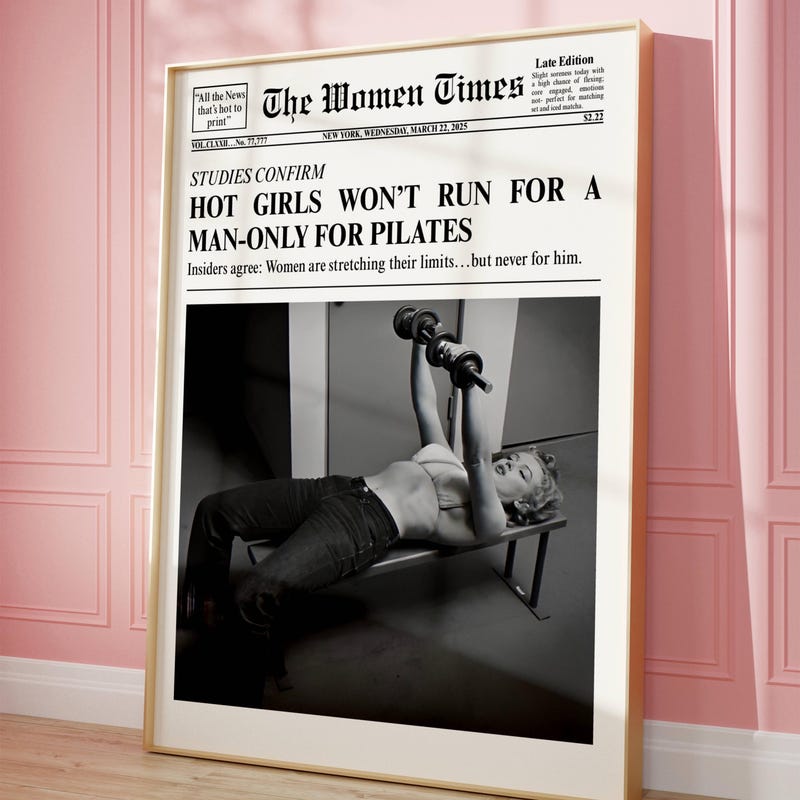 Pilates Posters Vintage - Etsy