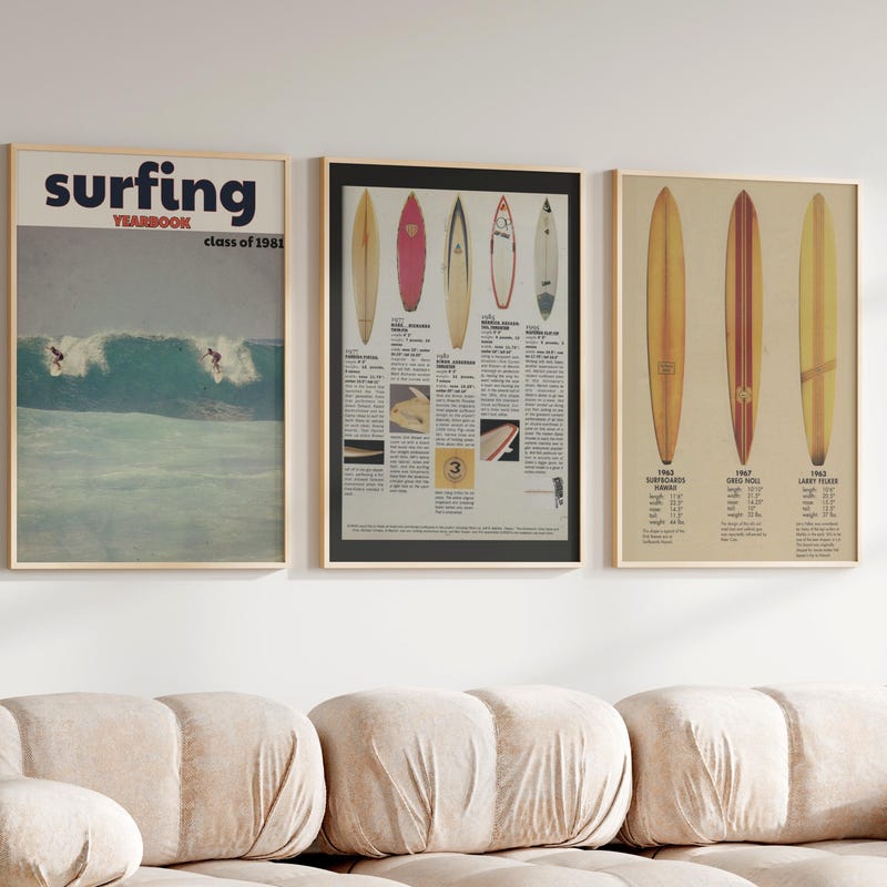 Surf Poster - Etsy