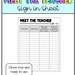 Meet the Teacher Sign in Sheet - Etsy