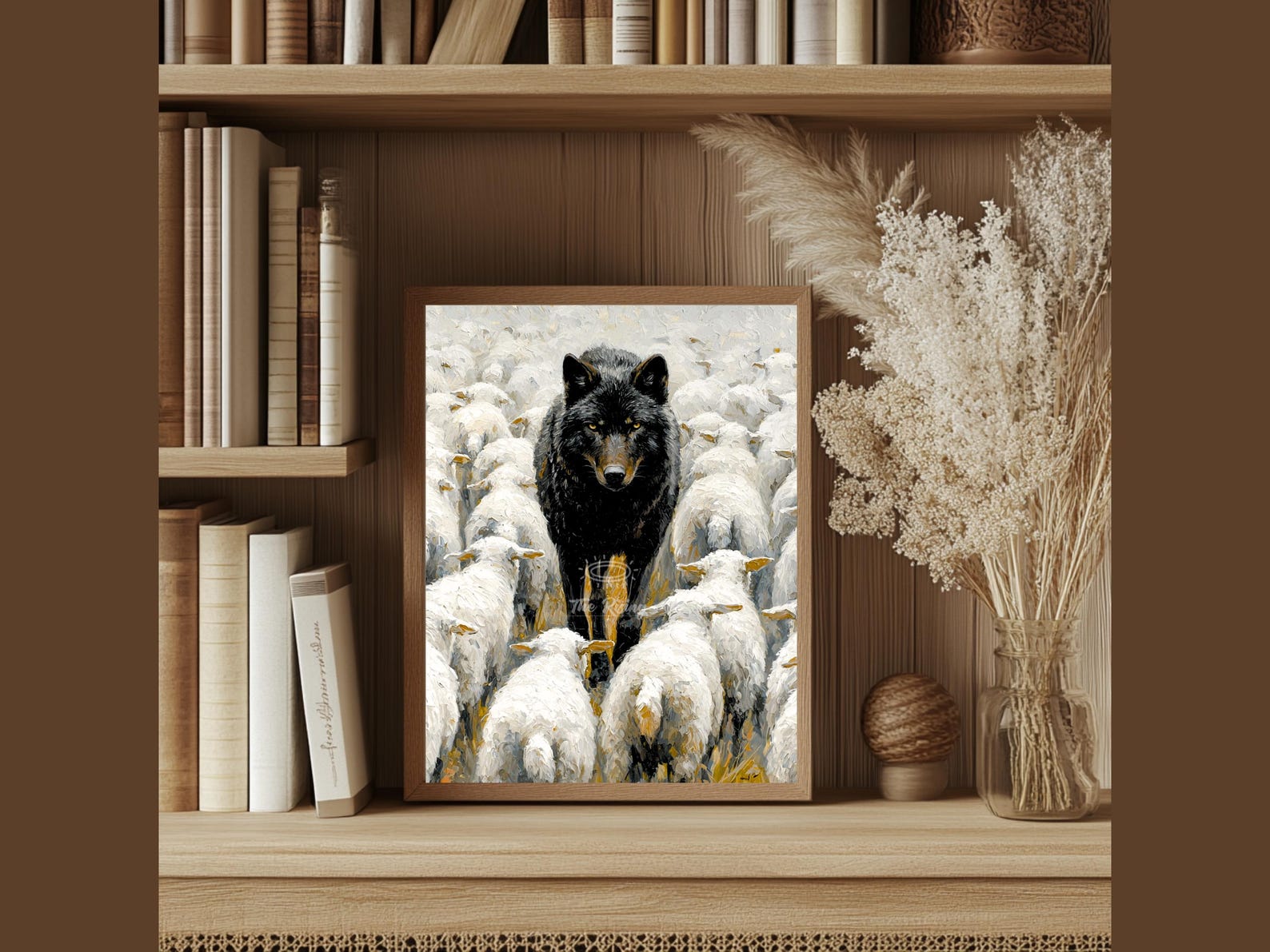 Christian Wall Art Prints Printable Wall Art Sheep in the Midst of ...