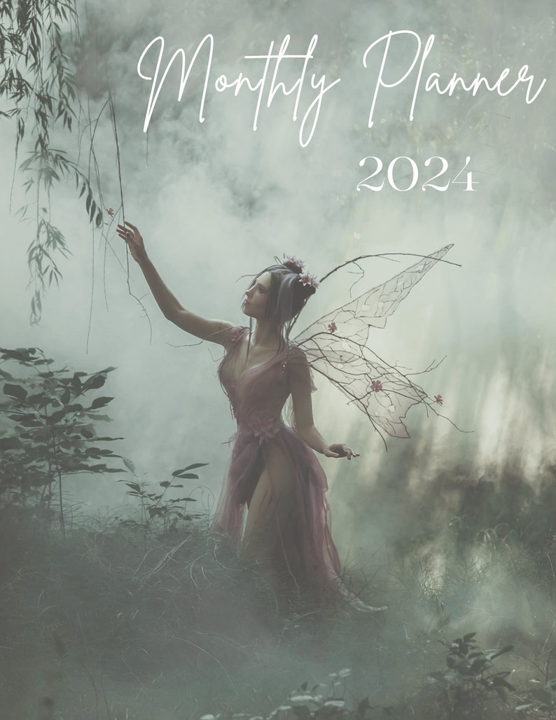 Digital Monthly Fae-themed Calendar Planner - Etsy