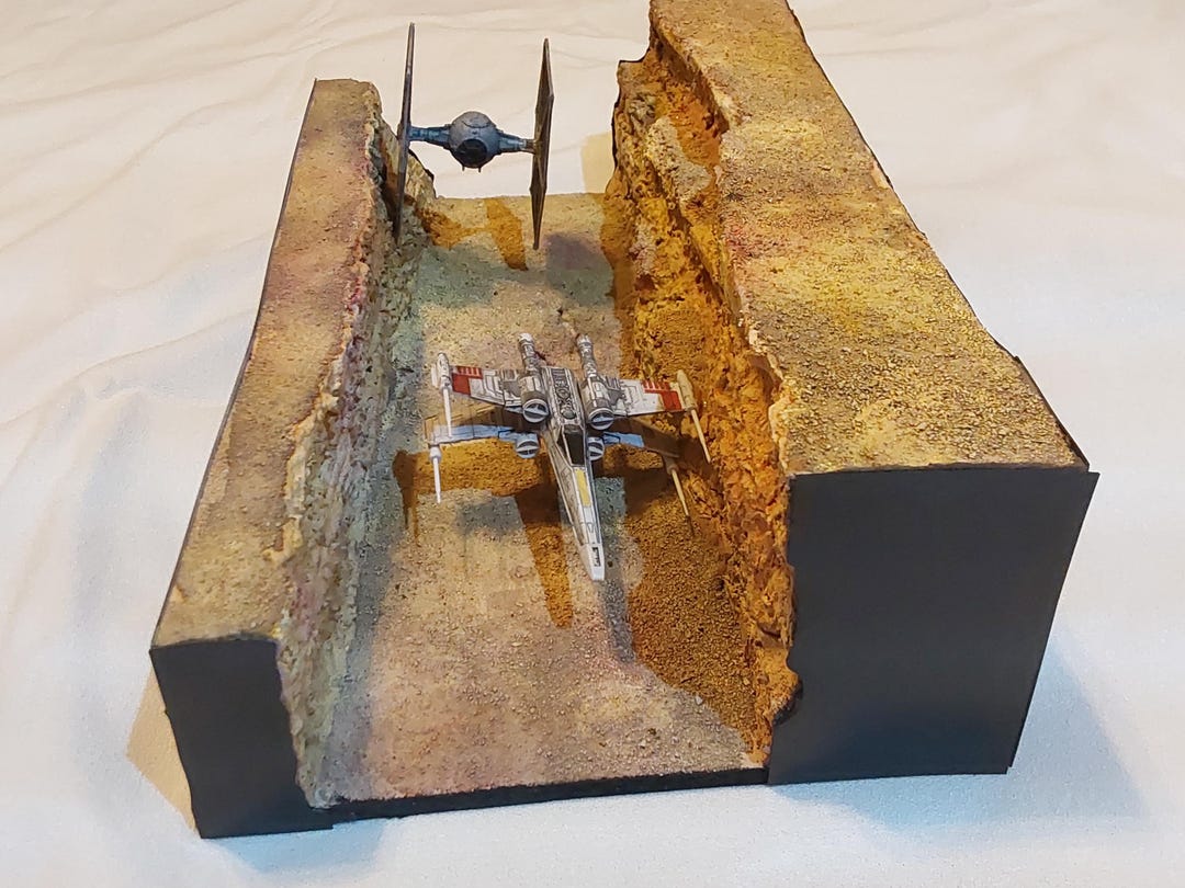 Awesome Professionally Hand-made Star Wars X-wing and TIE Fighter ...