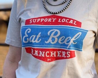 Support Your Local Ranchers Adult Unisex Graphic T-shirt - Etsy