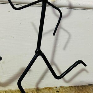 Vintage Running Stick Figure Iron Display Holders - Etsy