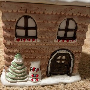 Vintage Gingerbread House Cookie Jar - Etsy