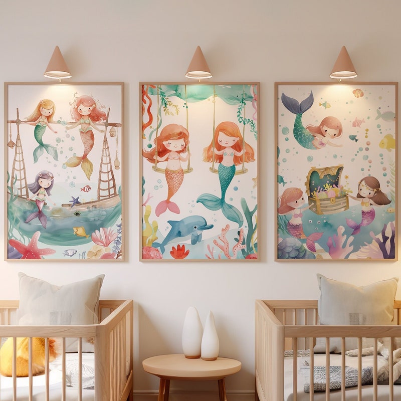 Mermaid Nursery - Etsy