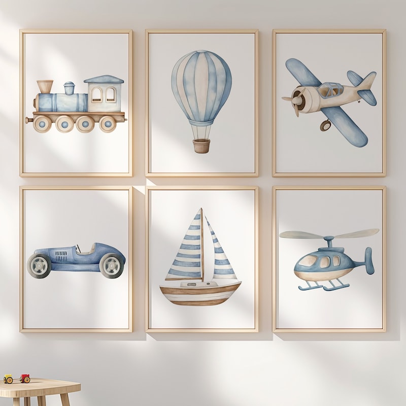 Train Print Playroom - Etsy