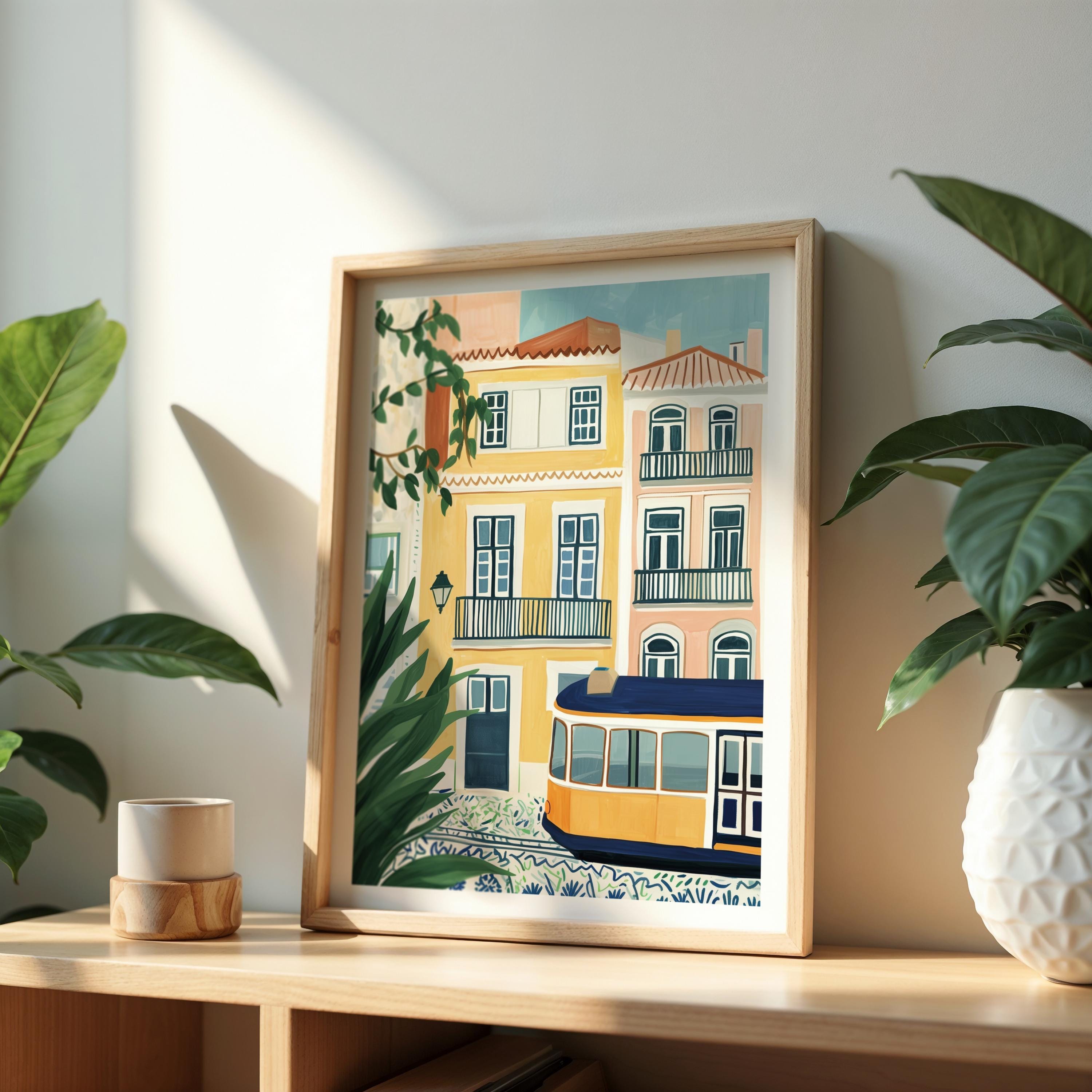 Lisbon Wall Art, Set of 3, Portugal Art Prints, Portugal Travel Posters ...