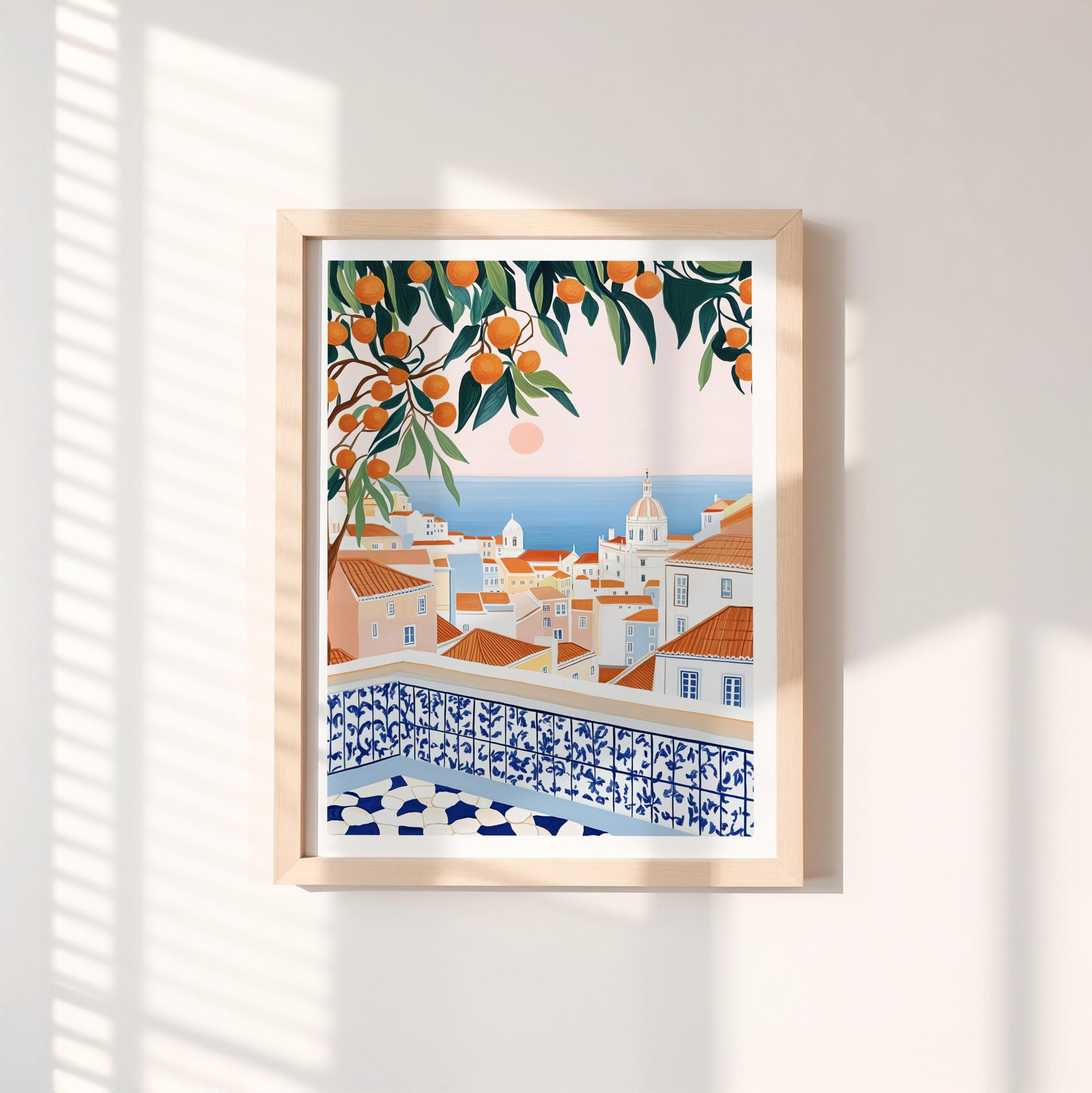 Lisbon Wall Art, Set of 3, Portugal Art Prints, Portugal Travel Posters ...
