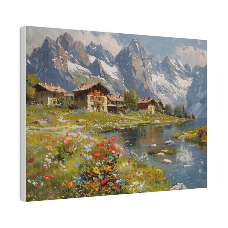 Alpine Painting - Etsy