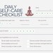 Daily Self Care Checklist PDF Digital Download, Mental Health ...