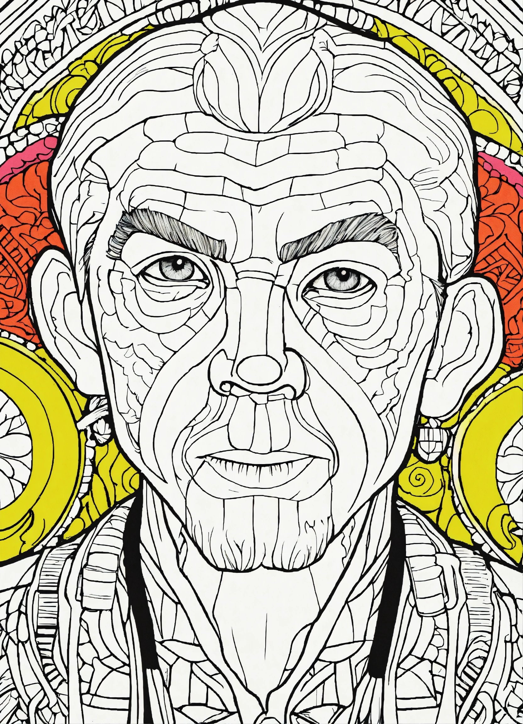 50+ PDF Coloring Pages Human Portrait for Adults Kids Unique Collection ...