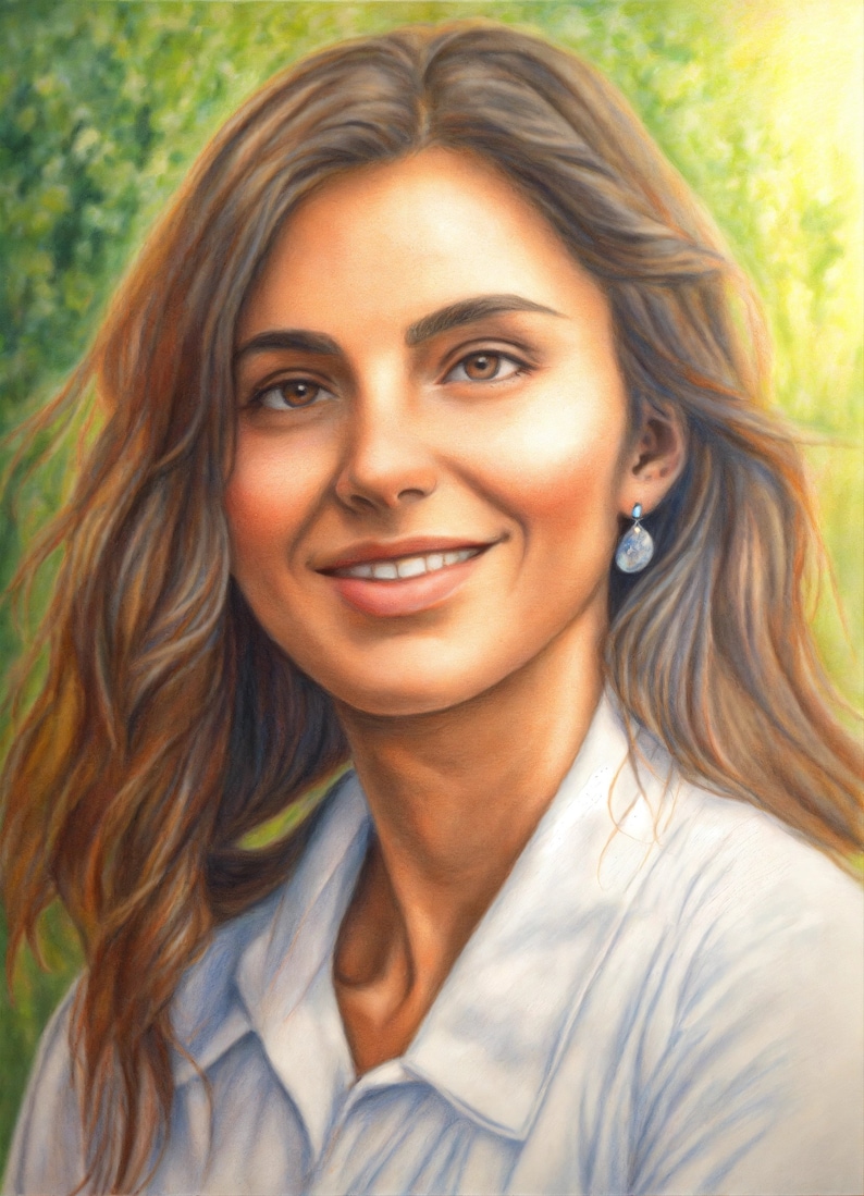 50 PDF Realistic Woman Portrait Coloring Pages for Adult Digital ...