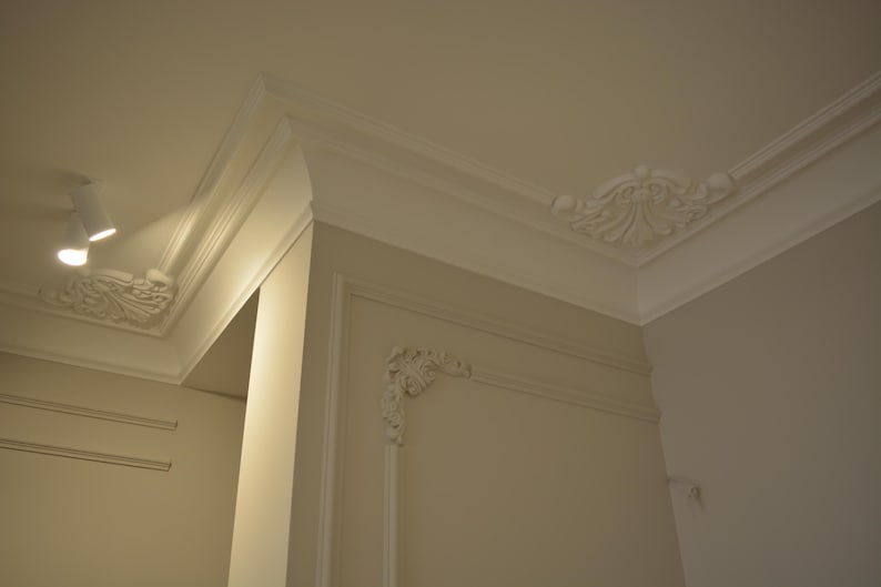 Plaster Corner, Classic French Style Stucco Rose ,carving - Etsy