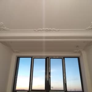 Large Carved Plaster Corner, Beautiful Wall Decoration, Stylish ...