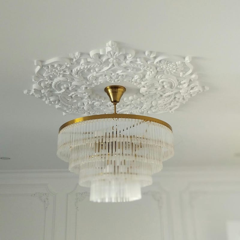 Ceiling Plaster Rosette - Etsy
