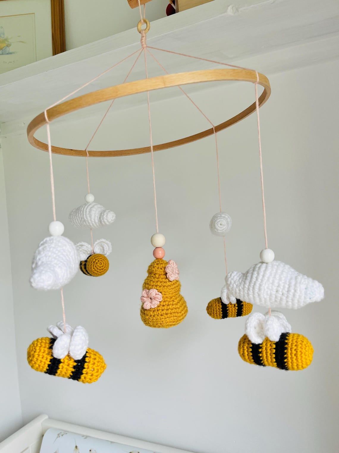 Bee Baby Mobile Crochet Pattern - Etsy