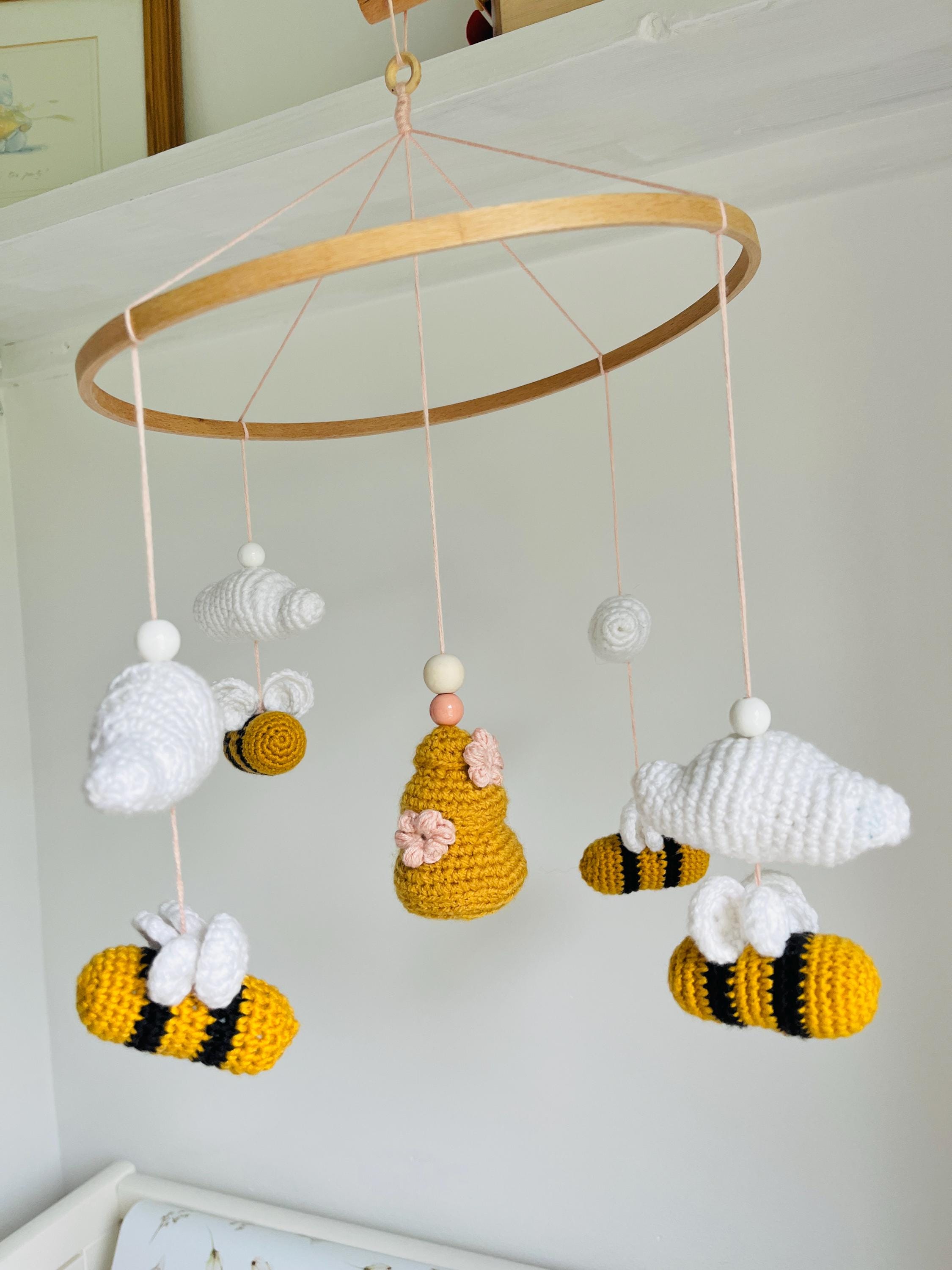 Bee Baby Mobile Crochet Pattern - Etsy