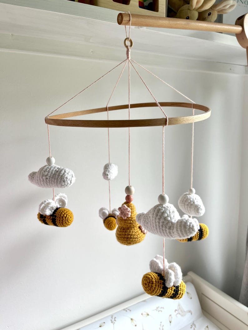 Bee Baby Mobile Crochet Pattern - Etsy
