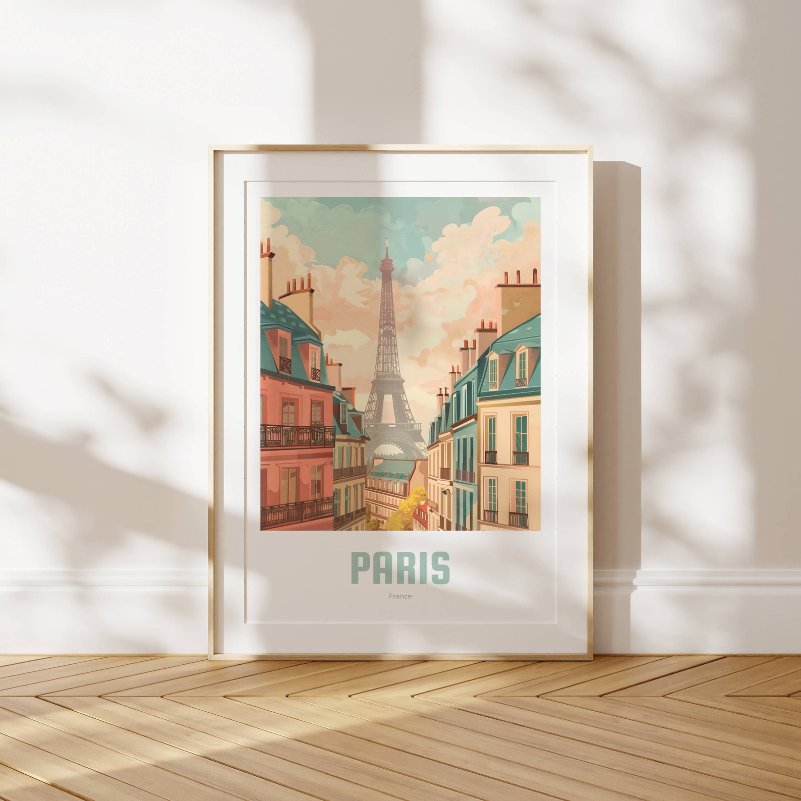 Paris Poster | Vintage Travel Poster | Retro Paris | Travel Poster Gift ...