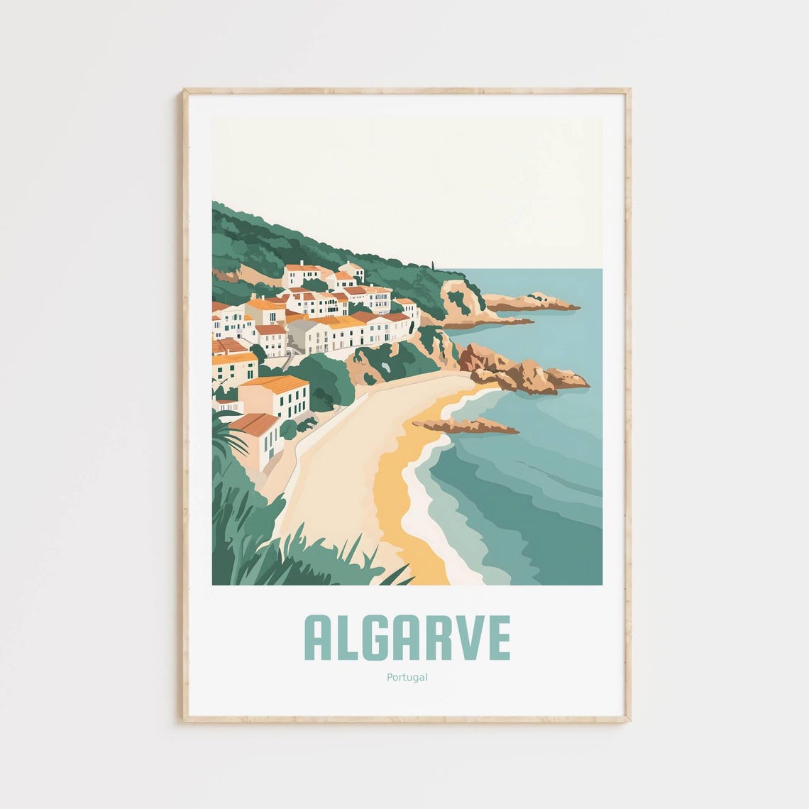 Algarve Poster Vintage Travel Poster Travel Poster Gift Algarve Wall ...