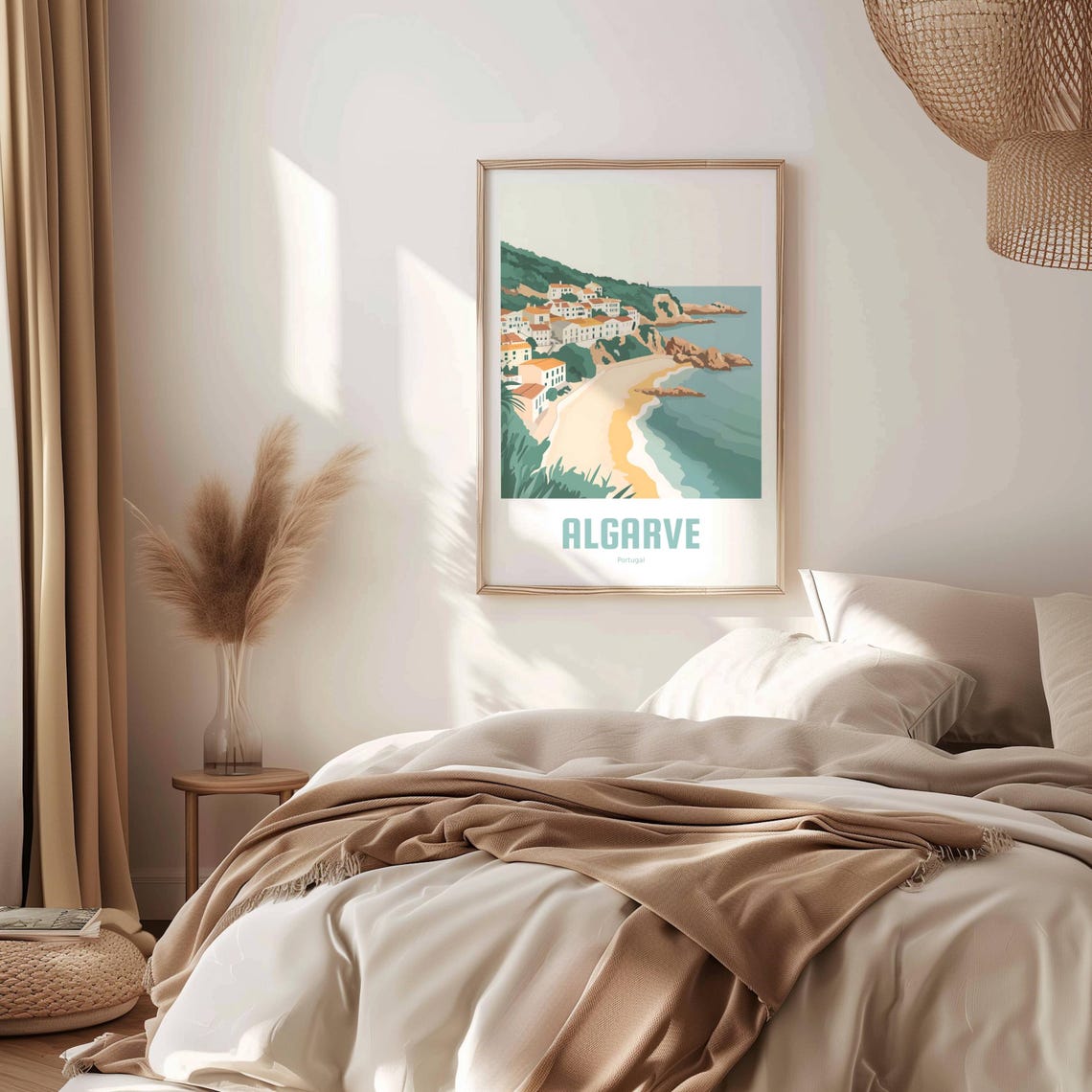 Algarve Poster - Vintage Travel Poster - Portugal Gift - Algarve Wall ...