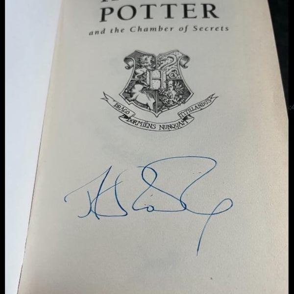 Jk Rowling Signed - Etsy