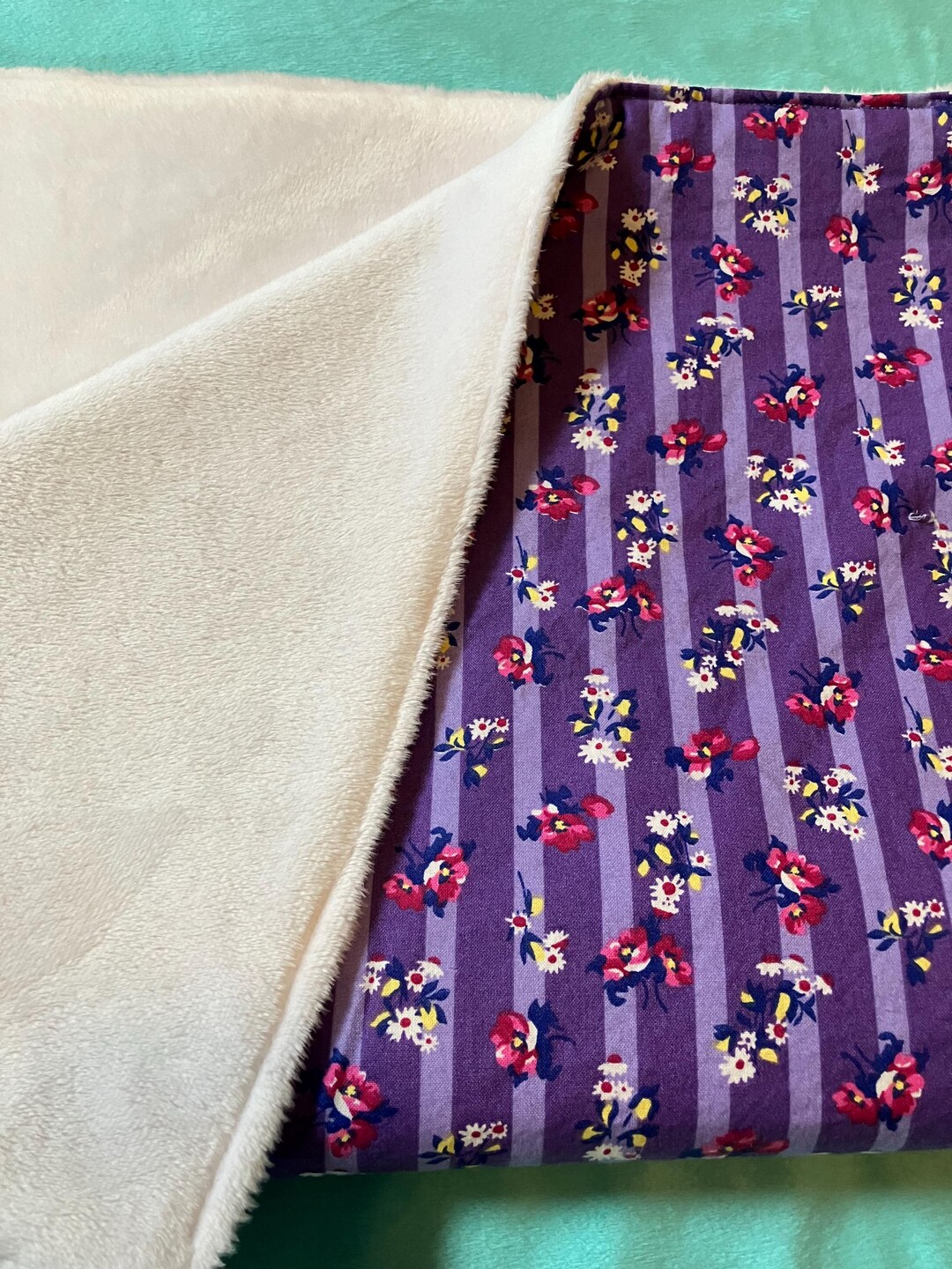 Running Horse Baby Blanket: Western Fleece Blanket With Roses - Etsy