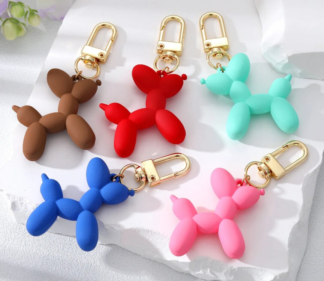 STL File for 3D Printer Cute Balloon Dog Keychain, Minimalist Design ...