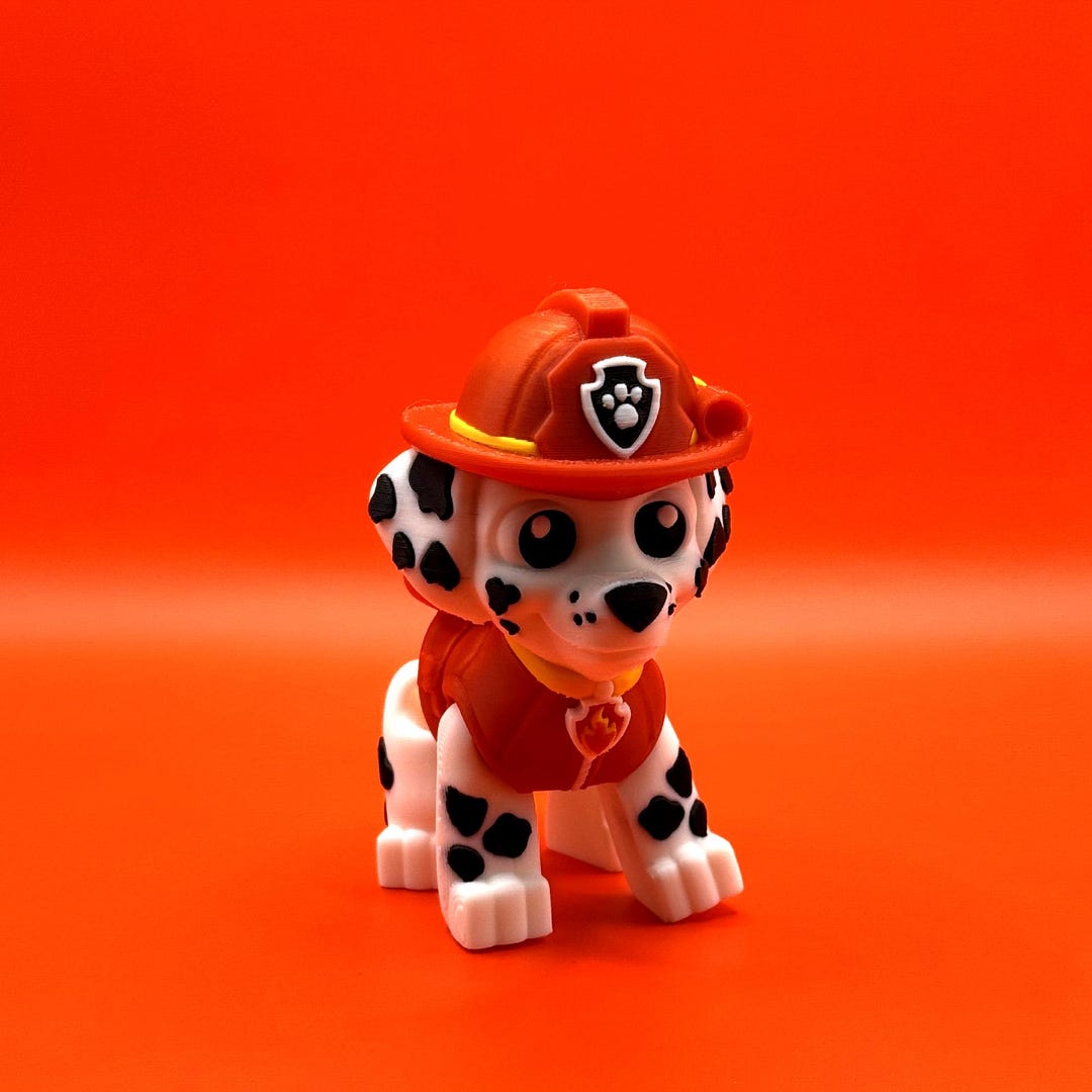 Fully Articulated Marshall Fire Pup – Paw Patrol Inspired Dalmatian Toy ...