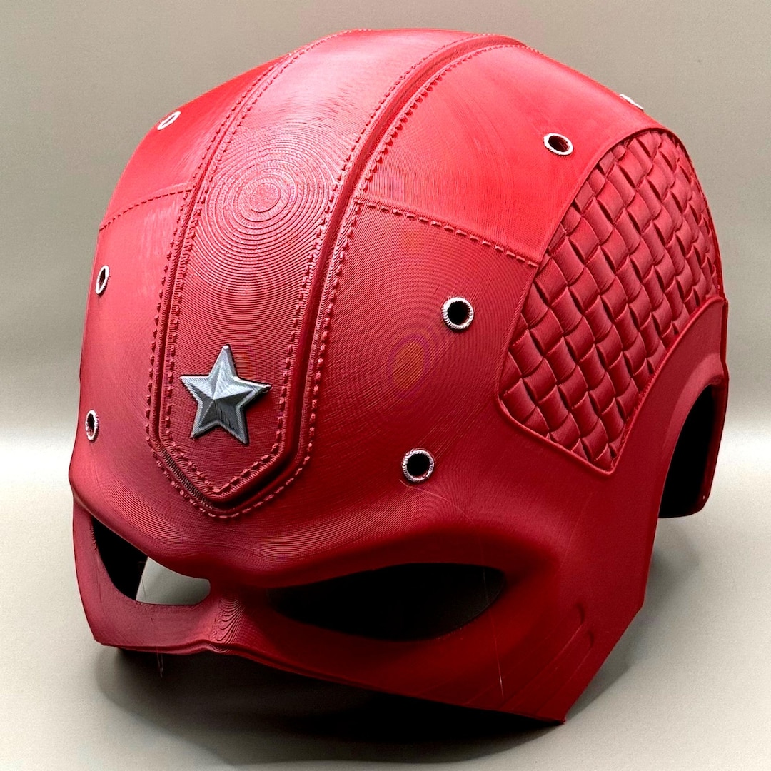 Red Guardian Cowl: 3D Printed Thunderbolts Helmet - Cosplay Prop - Etsy