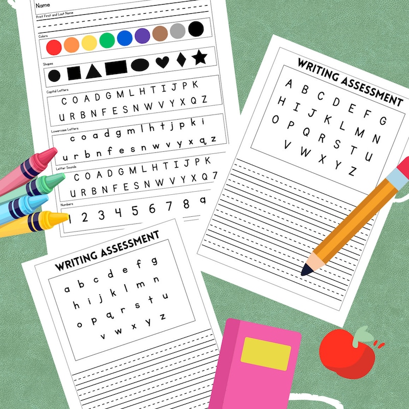 Preschool Assessment - Etsy