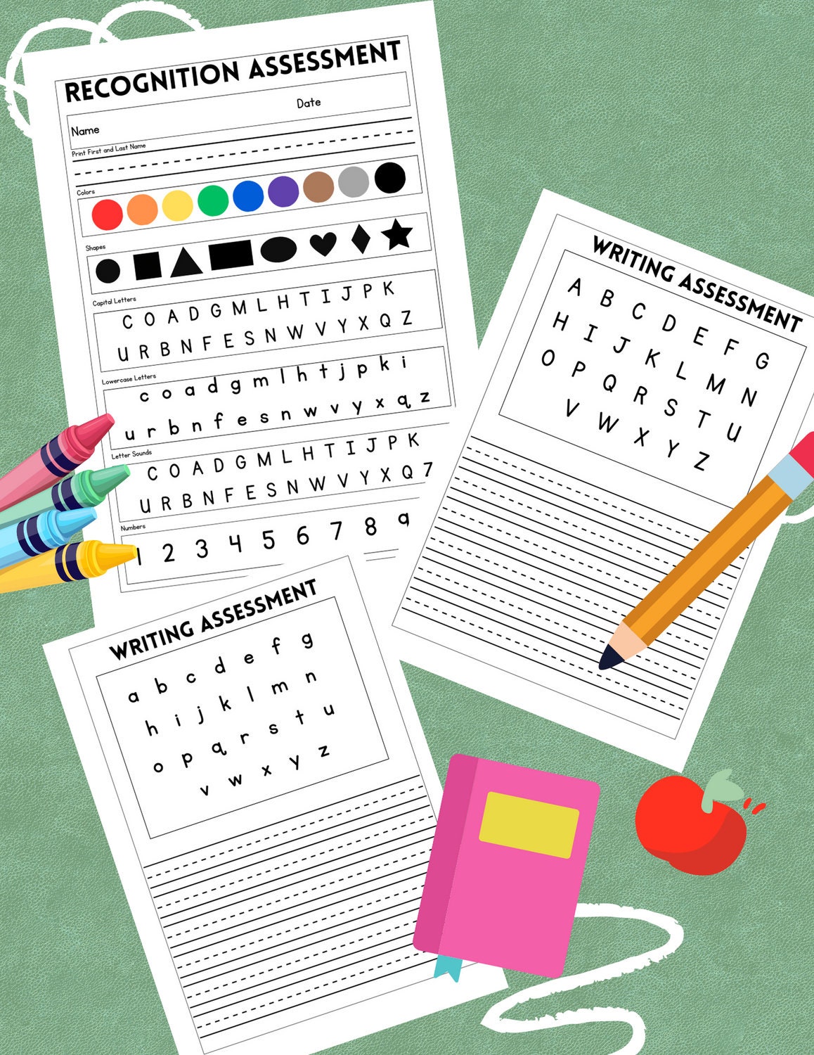 Preschool Assessments - Etsy