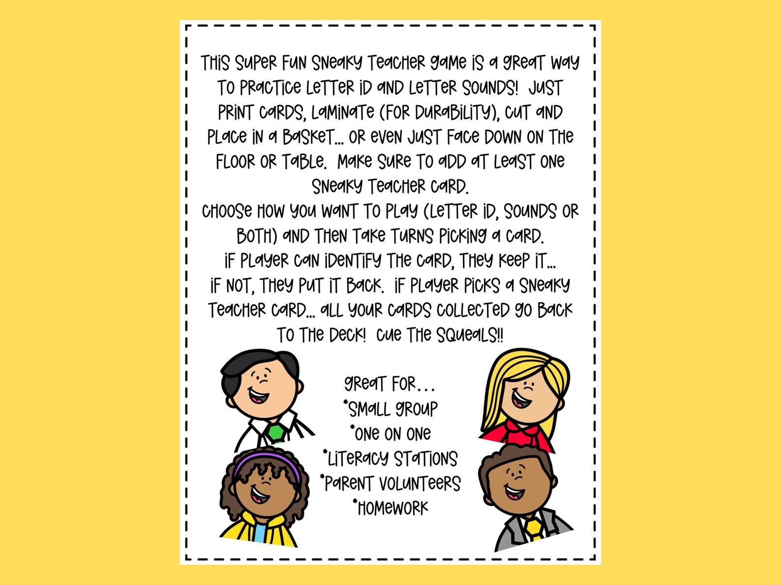 Alphabet Game, Homeschool, Flashcards, Kindergarten Activity, Letter ...