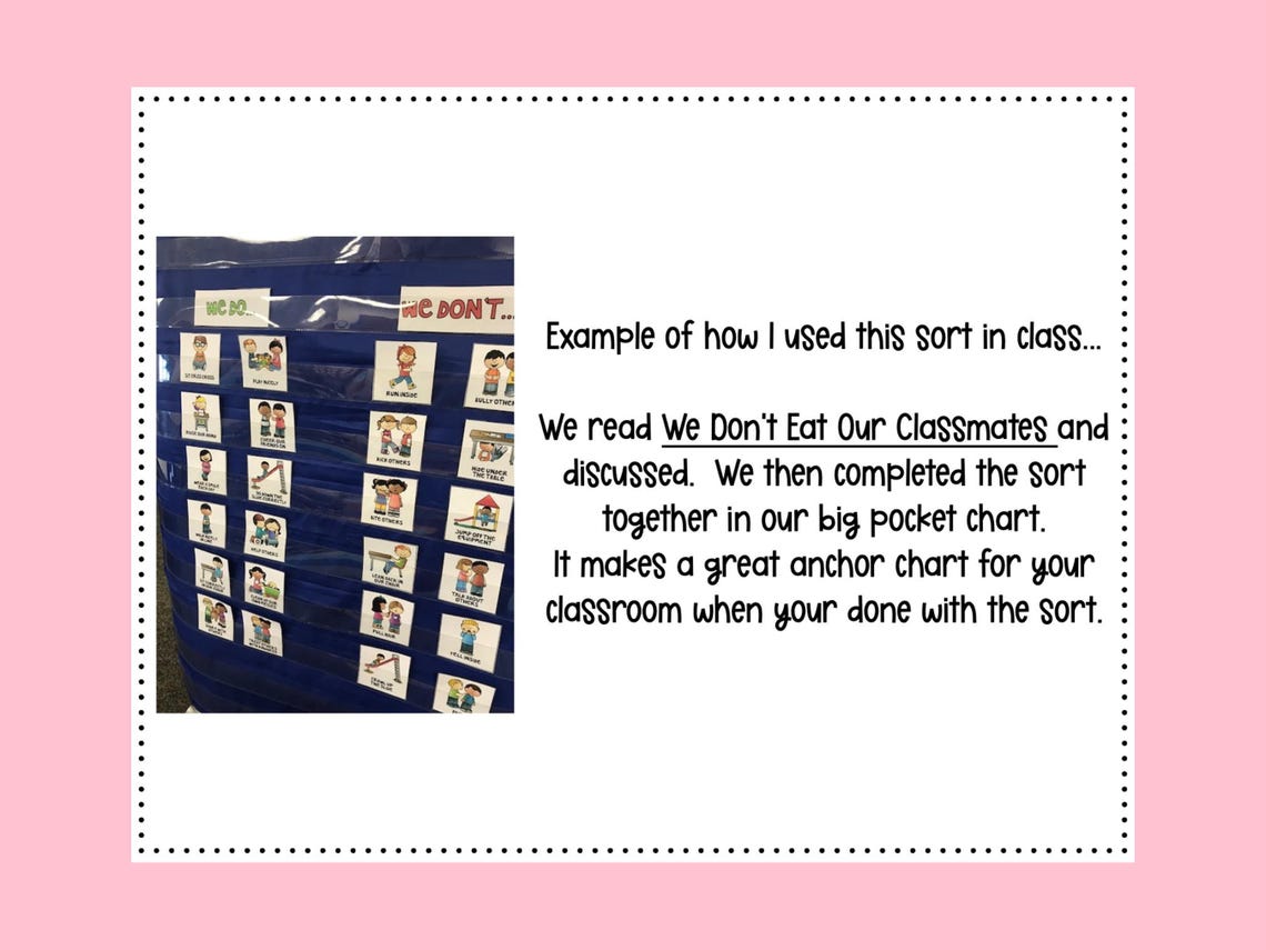Behavior Chart, Behavior Sort, Classroom Expectations, Flashcards ...
