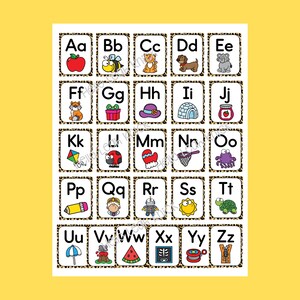 Classroom Decor Bundle, Alphabet Posters, Bulletin Board, Classroom ...