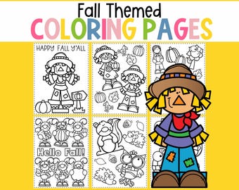 Halloween Coloring Pages, Bulletin Board, Teacher Resources, Printable ...
