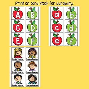 Alphabet Game, Homeschool, Flashcards, Kindergarten Activity, Letter ...