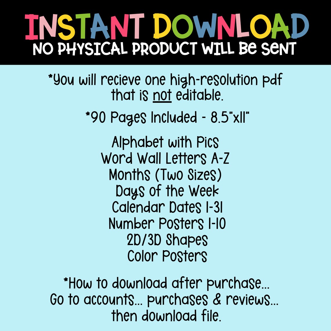 Classroom Decor Bundle, Alphabet Posters, Bulletin Board, Classroom ...