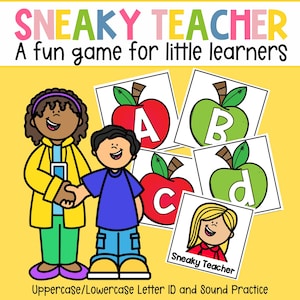 Alphabet Game, Homeschool, Flashcards, Kindergarten Activity, Letter ...