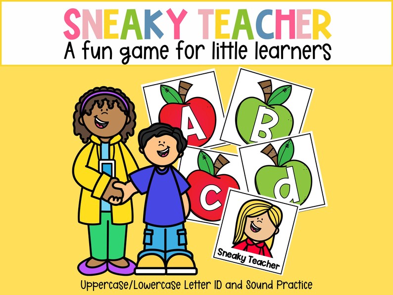 Alphabet Game, Homeschool, Flashcards, Kindergarten Activity, Letter ...